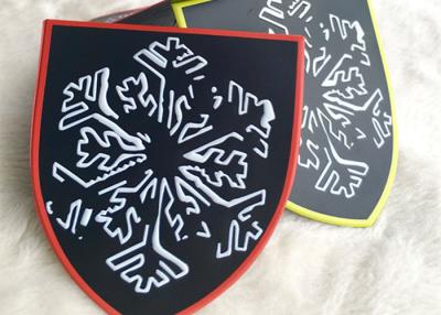 China Custom Embroidery Heat Transfer Patches for Shirts Bags PU Leather Iron On Labels 200pcs MOQ for sale