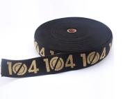 China 30mm Jacquard Elastic Band Polyester Webbing Tape for Luggage and Bags - 3-110mm Width Range, 0.5-3mm Thickness for sale