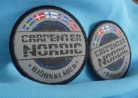 China Custom Organic Silk Screen Clothing Labels - 100% Cotton Small Garment Tags with Oeko-tex Certification for sale