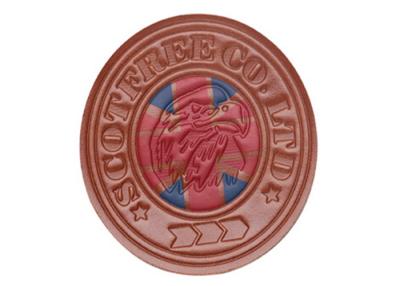China Custom Embossed Leather Patches for Hats & Bags - 500pcs MOQ with 7-10 Day Lead Time for sale