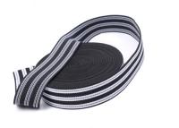 China Custom Printed Underwear Elastic Band 3-110mm Width 0.5-3mm Thickness Herringbone Webbing Tape for sale