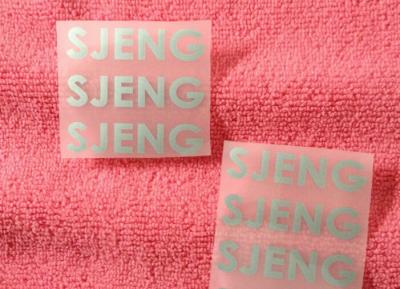 China 1mm Thickness 3D Silicone Heat Transfer Labels for Sportswear - 150°C Application Temperature, 25+ Wash Cycles for sale