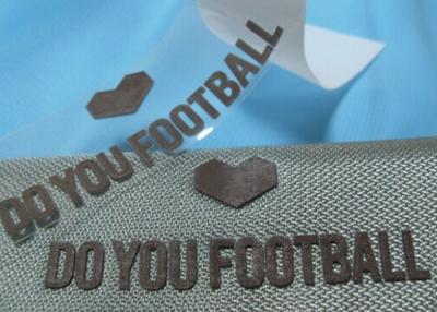 China Custom 3D Silicone Heat Transfer Iron-On Patch Sticker - 150-155°C Application, 25 Wash Cycles for sale
