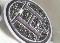 China Custom 3D Rubber Logo Patches Washable Fabric PVC Clothing Labels 500pcs MOQ for sale