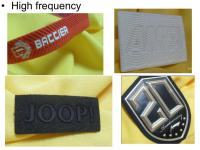 China Custom Silicone Rubber Micro Injection Clothing Badges Patches 3D Logo 2cm for sale