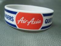 China Custom Embossed Silicone Wristband Bracelets 140-220mm Length 12-25mm Width Promotional Items for sale