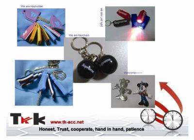 China Custom LED PVC Keychain with Logo Imprinting - 4×5cm Promotional Gift with LED Light | 500pcs MOQ for sale