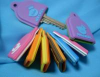 China Custom LED PVC Keychain with Logo Imprinting - 4×5cm Promotional Gift with LED Light | 500pcs MOQ for sale
