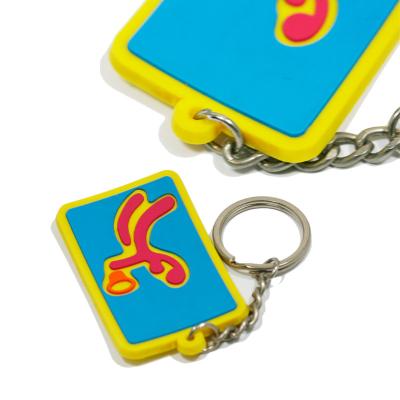 China Custom 3D PVC Keychain Promotional Gifts - 2-8mm Thickness, 1 Million Monthly Capacity, Any Color Customization for sale