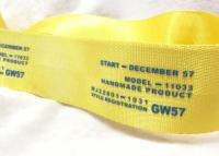 China Eco Friendly Nylon Elastic Woven Tape 30D 50D 100D Yarn for Garment Labels for sale
