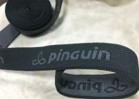 China Custom Non-Slip Woven Tape 3D Rubber Patches Silk Screen Printing Logo 100% Cotton for sale