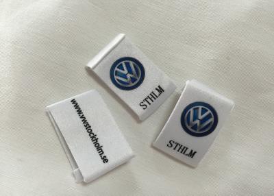 China Custom Woven Clothing Labels for Children's Apparel - 20cm Width, 9 Colors, MOQ 500 Pieces for sale