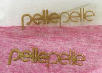 China Custom 3D Raised Silicone Heat Transfer Labels - Gold/Silver Colors, 40°C Wash Test, Custom Sizes for Garments for sale