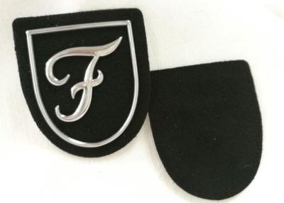 China Custom 3D PVC Patches with Silver TPU Logo Promotional Raised Badge No Minimum for sale