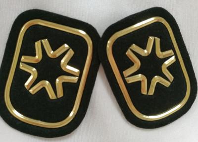 China Custom 3D Rubber Patches with Gold TPU Logos - 300 Piece MOQ, 10-20 Day Delivery for Sportswear for sale