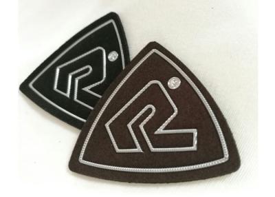 China Custom 3D High Frequency Rubber Patches Sleeve Badges for Ski Wear OEM Size for sale