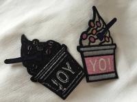 China Custom Embroidered Flower Iron On Patches for Clothing Decoration 5cm for sale
