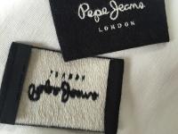 China Eco-Friendly Cotton Woven Clothing Labels - 50-150 Denier Yarn, Multiple Fold Styles & Finishing Options for sale
