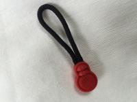 China Custom Logo Rubber Zipper Pullers for Bags and Clothes 3D Injection Molding for sale