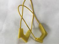 China Custom PVC Plastic Zipper Puller for Backpack Bag Luggage Outdoor Use Custom Shape Size for sale