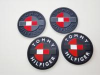 China Matte Silicone Logo Printed on Twill Base Clothing Labels 5cm Custom Colors for sale