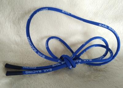 China Soft Matt Silicone Ending Zipper Cord with 2.5mm Cotton String 114cm Length for sale