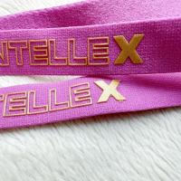 China High Tear Resistant Jacquard Elastic Band 3/4 Inch with Silicone Logo for sale