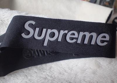 China 3D High Frequency 3M Reflective Logo on 3.2cm Nylon Tape for Hats - Custom Embossed Design for sale