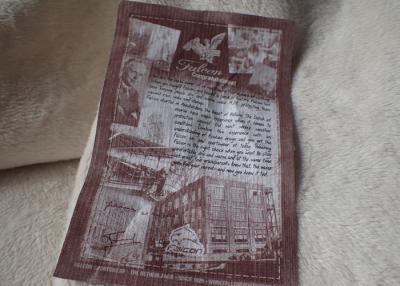 China Custom Non-Woven Fabric Heritage Patches Screen Printing Eco-Friendly 15x7cm for sale