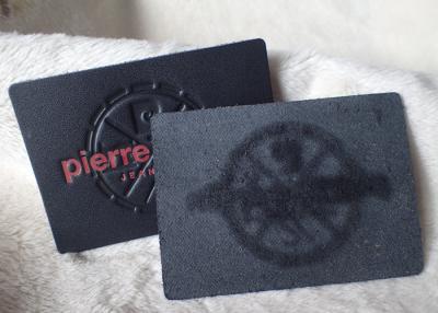 China Custom Embossed Leather Patches for Garments - 8-10 Day Production, Multiple Material Options for sale