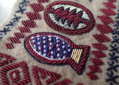 China Custom 3D Raised Embroidery Patches for Military Uniforms Indian Metallic Thread 300 Pcs MOQ for sale