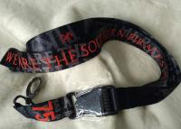 China 2.5×90cm Breakaway Safety Lanyard with 3D Silicone Logo - 12 Colors & 7 Attachments for sale