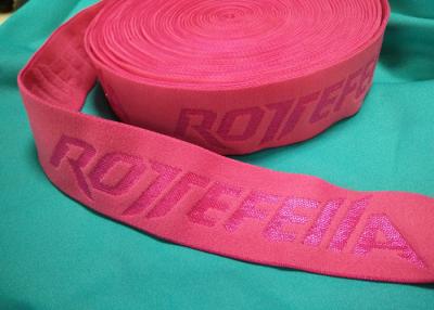 China Custom Nylon Spandex Embossed Underwear Jacquard Waistband - 10-50mm Width, 3000m MOQ for sale