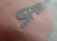 China 42x62mm Custom 3D Silicone Heat Transfer Labels for Clothing - 25 Wash Cycles, 150-155°C Application for sale