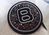 China Custom Iron On Imitation Diamond Patches for Equestrian Clothing Eco Friendly 25 Hour Wash for sale