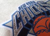 China Custom Embroidered Rhinestone Patches Hotfix Iron On Transfer for Hoodies 250x200mm for sale