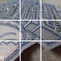 China Custom Embroidered Rhinestone Patches Hotfix Iron On Transfer for Hoodies 250x200mm for sale
