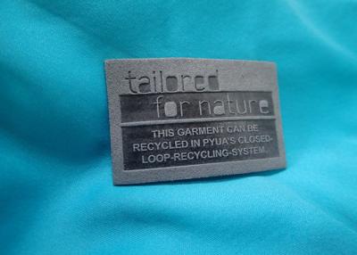 China Custom OEM Jeans Leather Label Embossed Patch Real Leather or PU 300pcs MOQ for sale