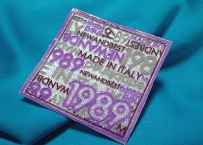 China Custom Silicone PVC 3D Decorative Patches for Jackets 20x20mm Clothing Labels for sale