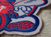 China 3D Washable Custom Embroidery Heat Transfer Patch for Ski-Wear - 300x300mm Max Size, 160°C Application for sale