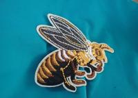 China Custom Woven Embroidered Patches for Clothing Pink Lovely Band Design Eco-Friendly Materials for sale