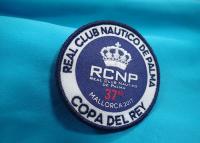 China Custom Embroidered Patches Iron On Heat Press Badge for Clothing 3D Embroidery for sale