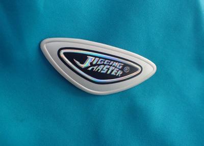 China Custom 3D TPU Clothing Patches Tear Resistant Heat Transfer Labels for Garments 100mm for sale