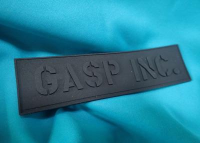 China Custom 3D PVC Silicone Rubber Patches for Clothing Eco-Friendly Durable 1000 Pcs MOQ for sale