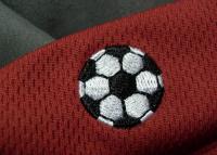 China Tatami Material Soccer Team Embossed Flock Patch - OEKO-TEX Certified with 300pcs MOQ and 10-20 Day Delivery for sale
