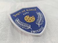 China Custom Full Embroidered Fabric Patches for Clothing with Custom Logo and Size Options for sale