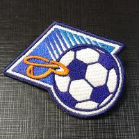 China Custom Full Embroidered Fabric Patches for Clothing OEM 2 Color Logo for sale