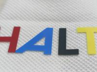 China Custom OEKOTEX Silicone Patches Washable Reflective Badges 3D Injection for sale
