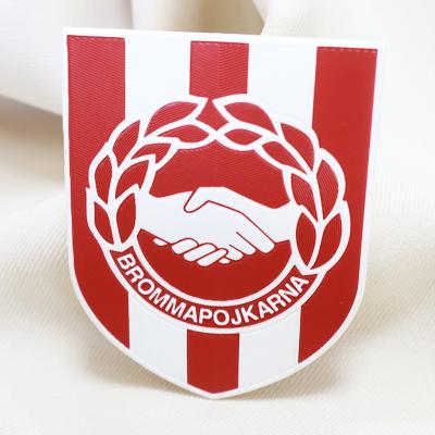 China Custom Embossed 3D TPU Logo Patches with OEKO-TEX Certification - 2-3 Color Options for Garments for sale