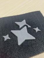 China Custom 3D TPU Badge Patches for Clothing - Silver Embossed Labels with 2-3 Color Options and Custom Sizes for sale